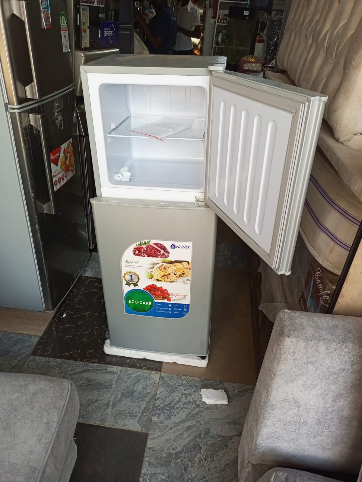 Nunix Double Door Fridge | Corido Marketplace