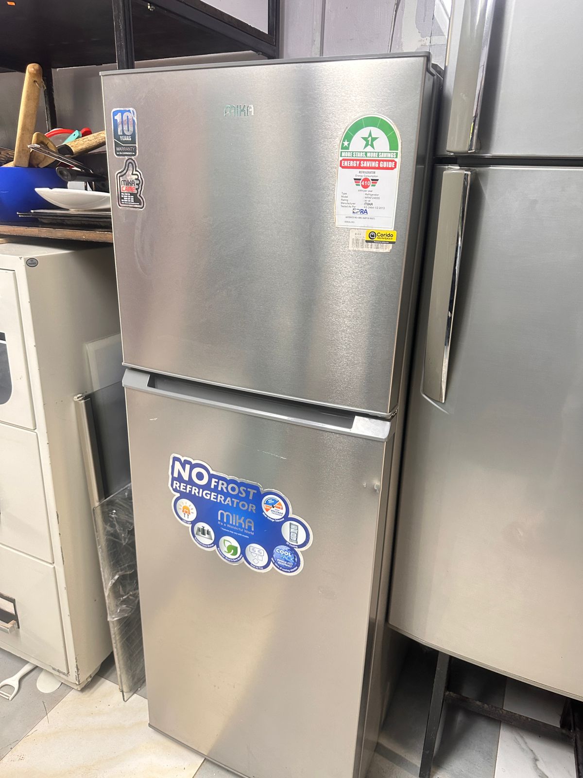 MIKA DOUBLE DOOR FRIDGE MRDCD211XLB | Corido Marketplace