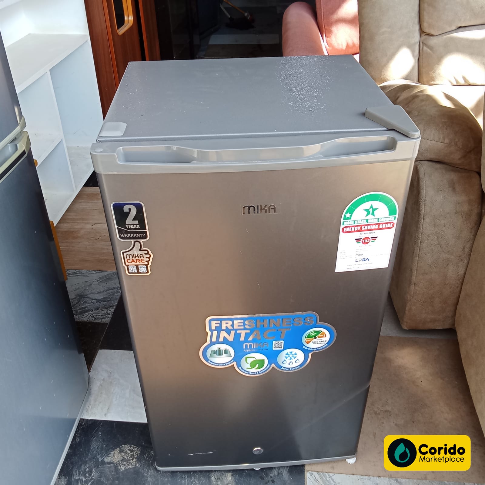 MIKA 93L SINGLE DOOR FRIDGE | Corido Marketplace