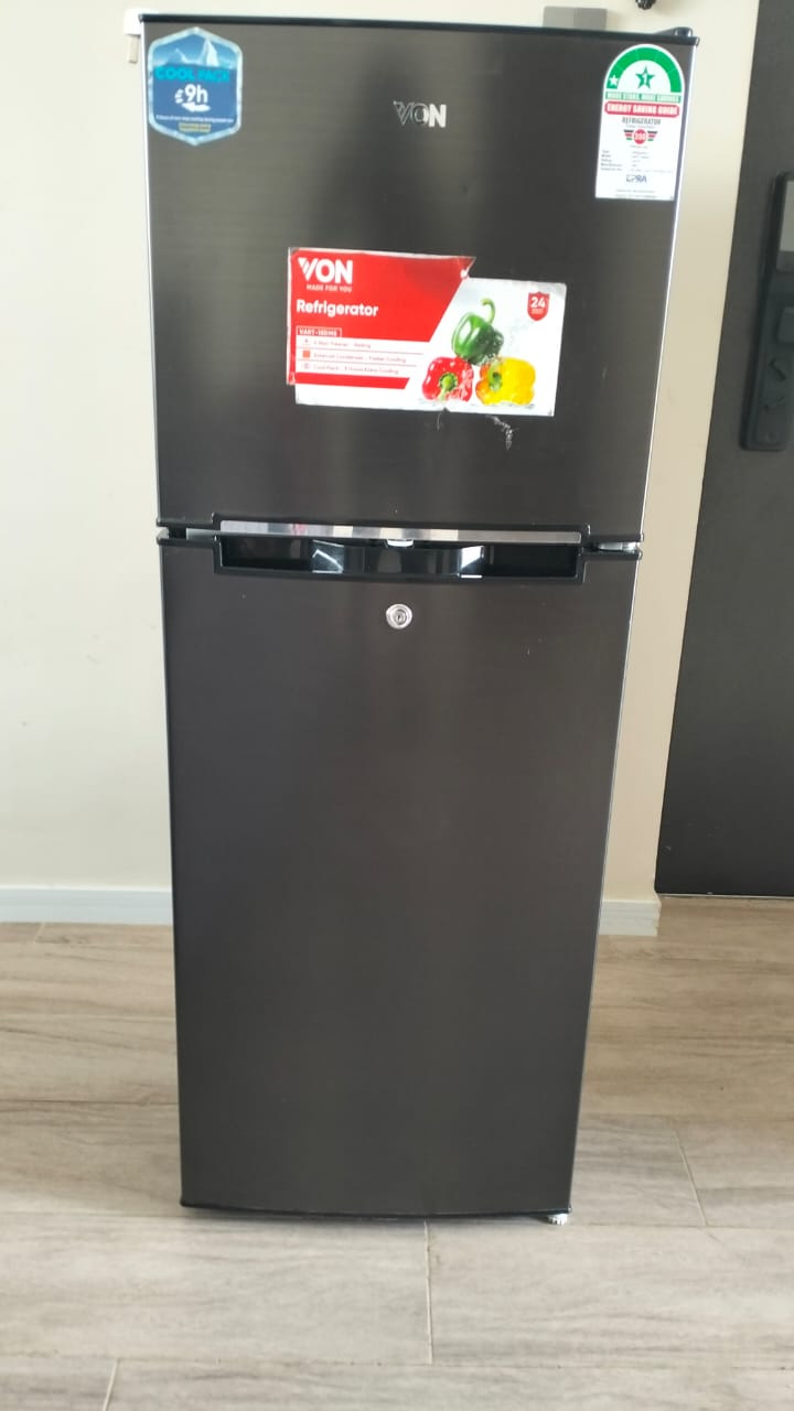 138L VON DOUBLE DOOR FRIDGE | Corido Marketplace