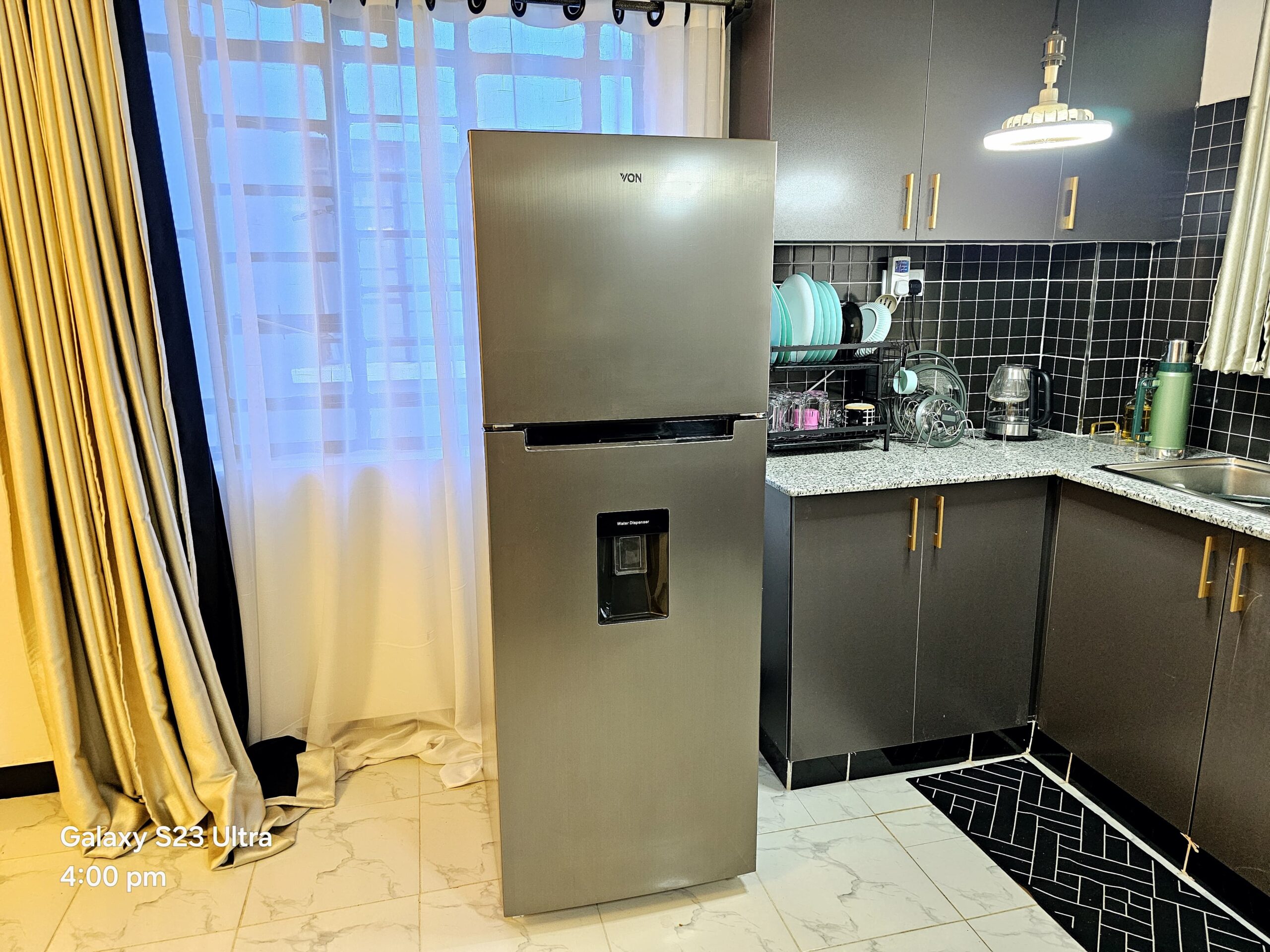 VON HOTPOINT DOUBLE DOOR FRIDGE 332L | Corido Marketplace