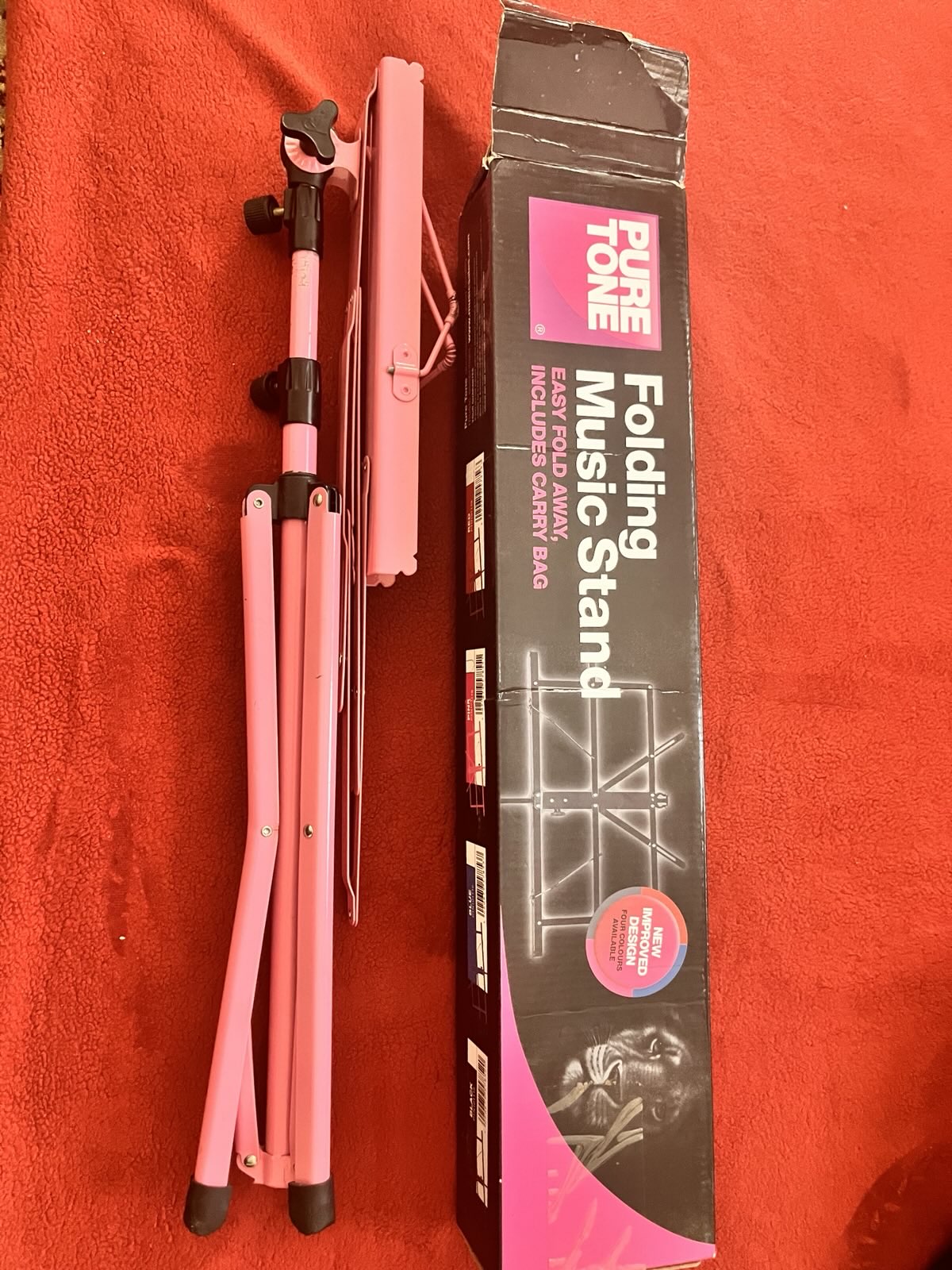 Pink Folding Music Stand | Corido Marketplace