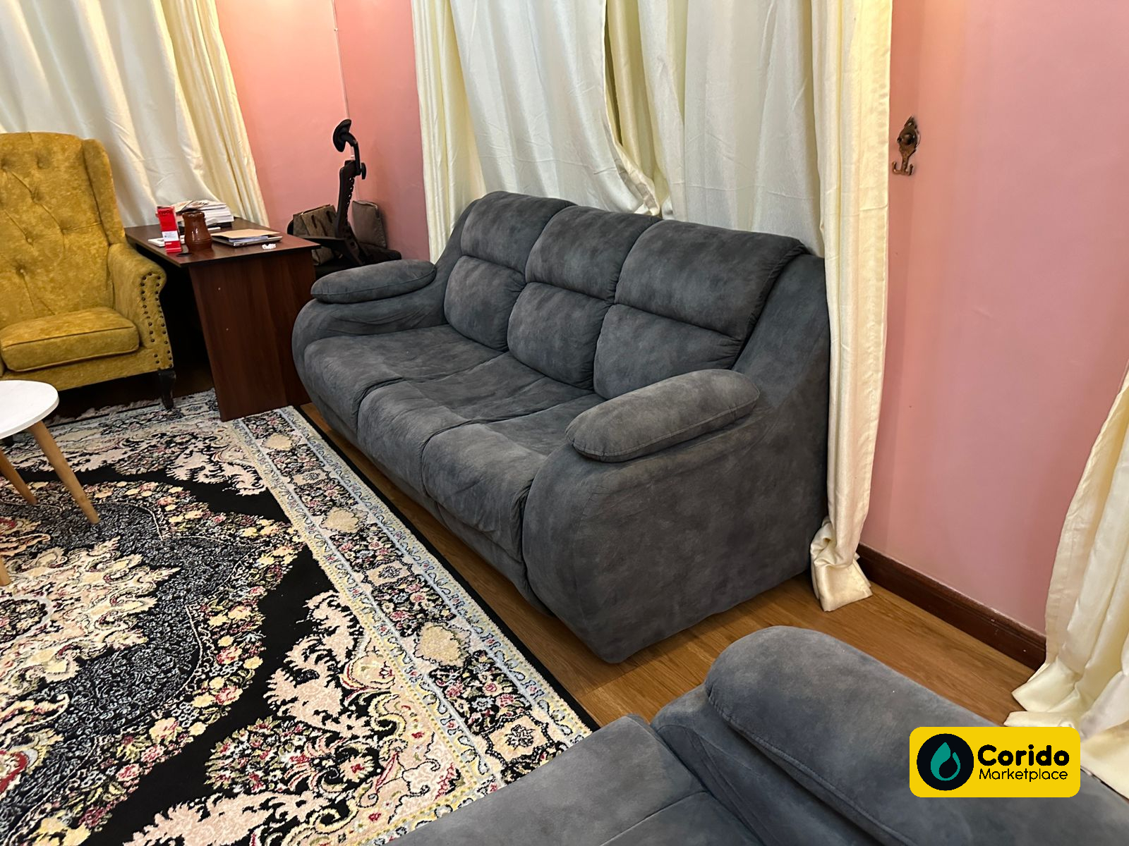 5-SEATER GREY SEMI RECLINERS ON SALE | Corido Marketplace