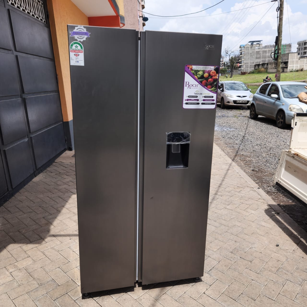 3-MONTHS OLD ROCH 439L SIDE BY SIDE FRIDGE | Corido Marketplace