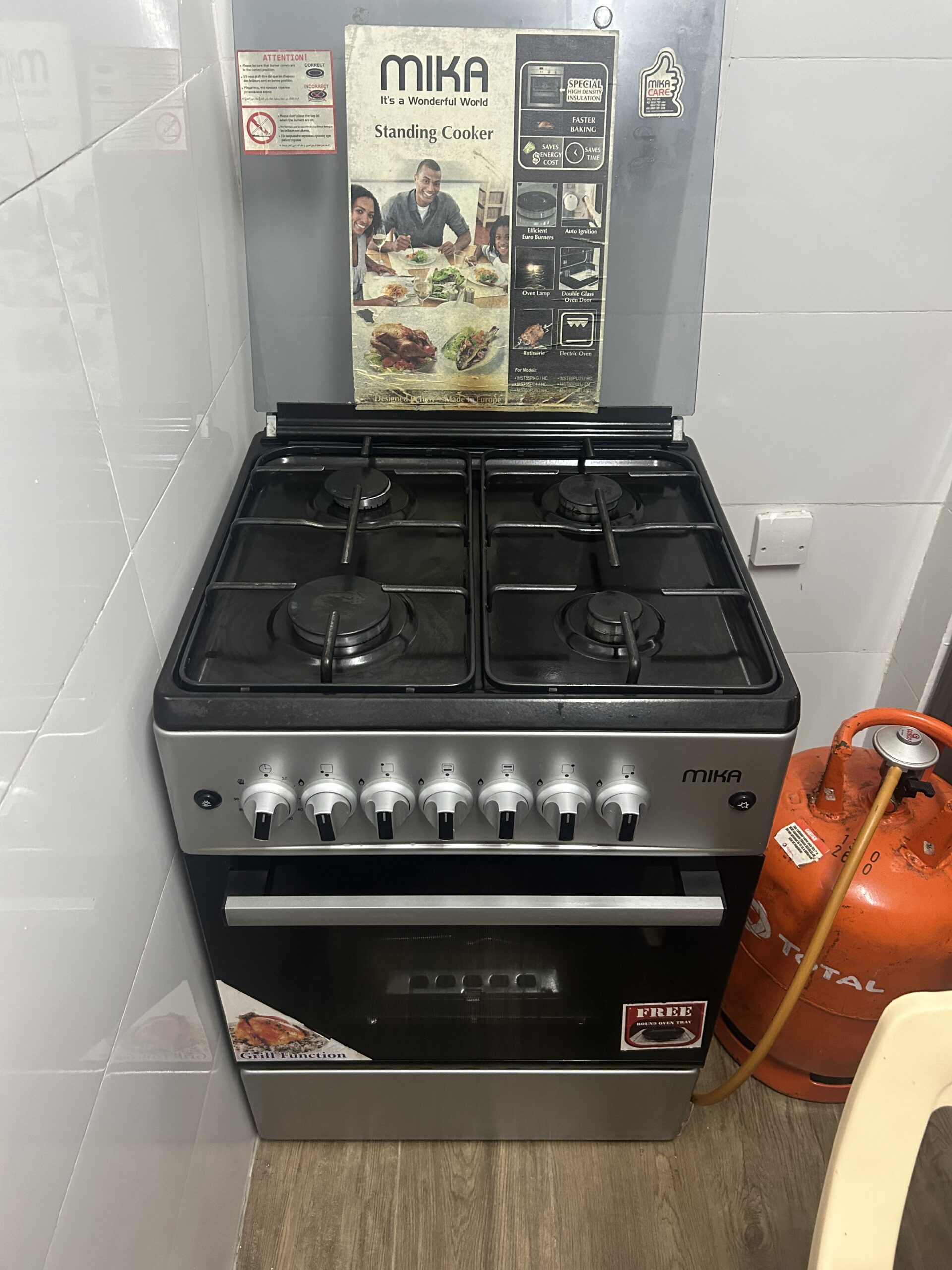 MIKA 4 BURNER COOKER WITH FREE GAS | Corido Marketplace