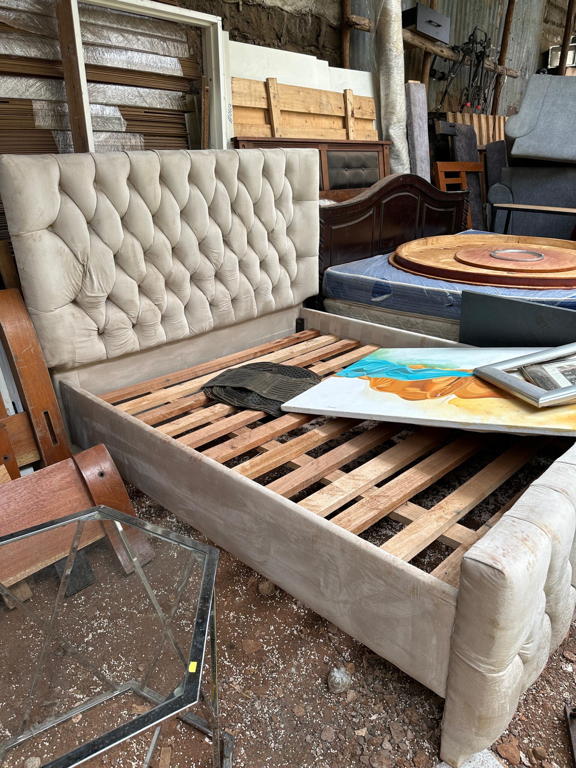 5 BY 6 CREAM CHESTER BED ON SALE | Corido Marketplace