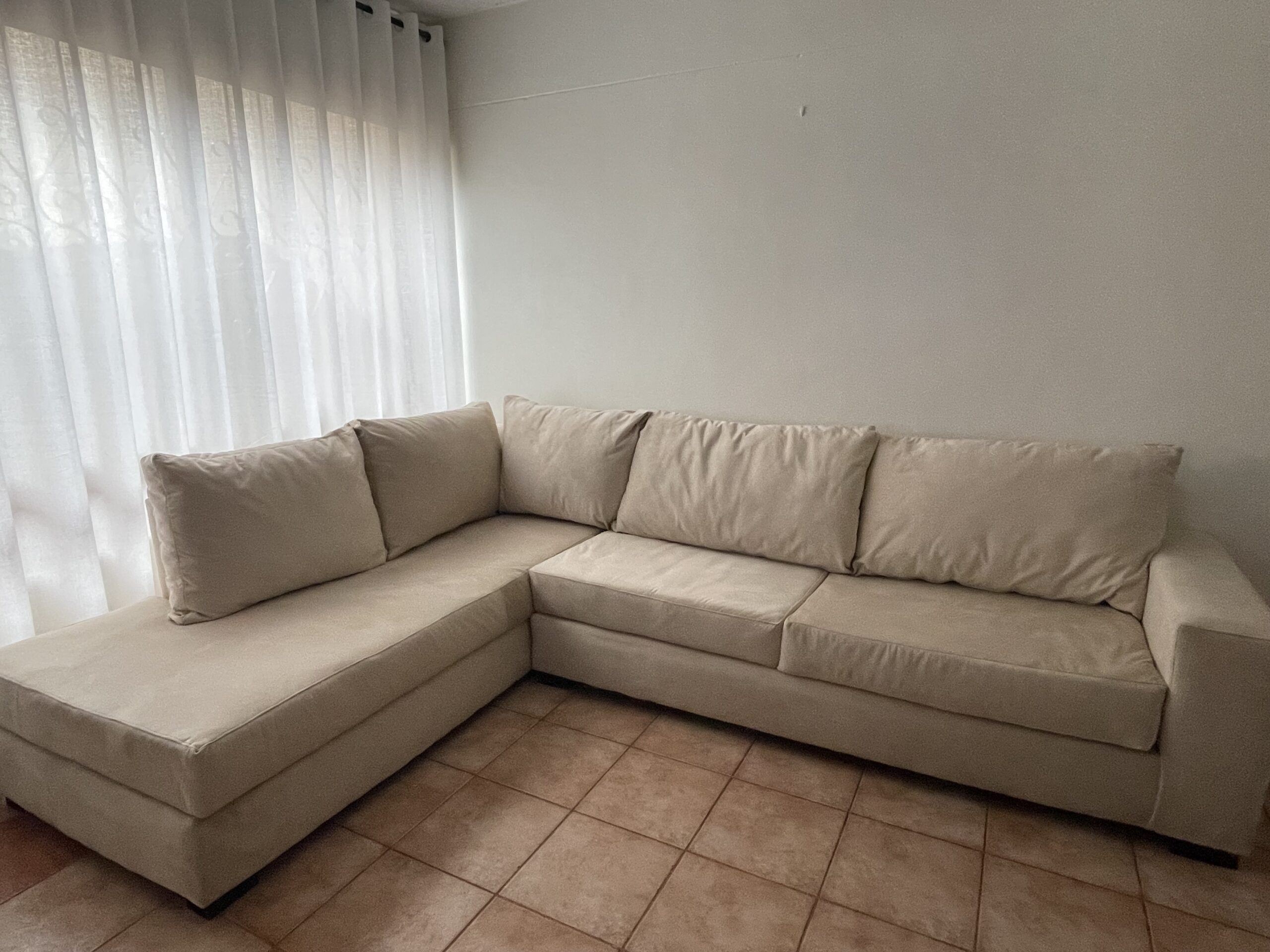 L Shape Beige Couch On Sale | Corido Marketplace