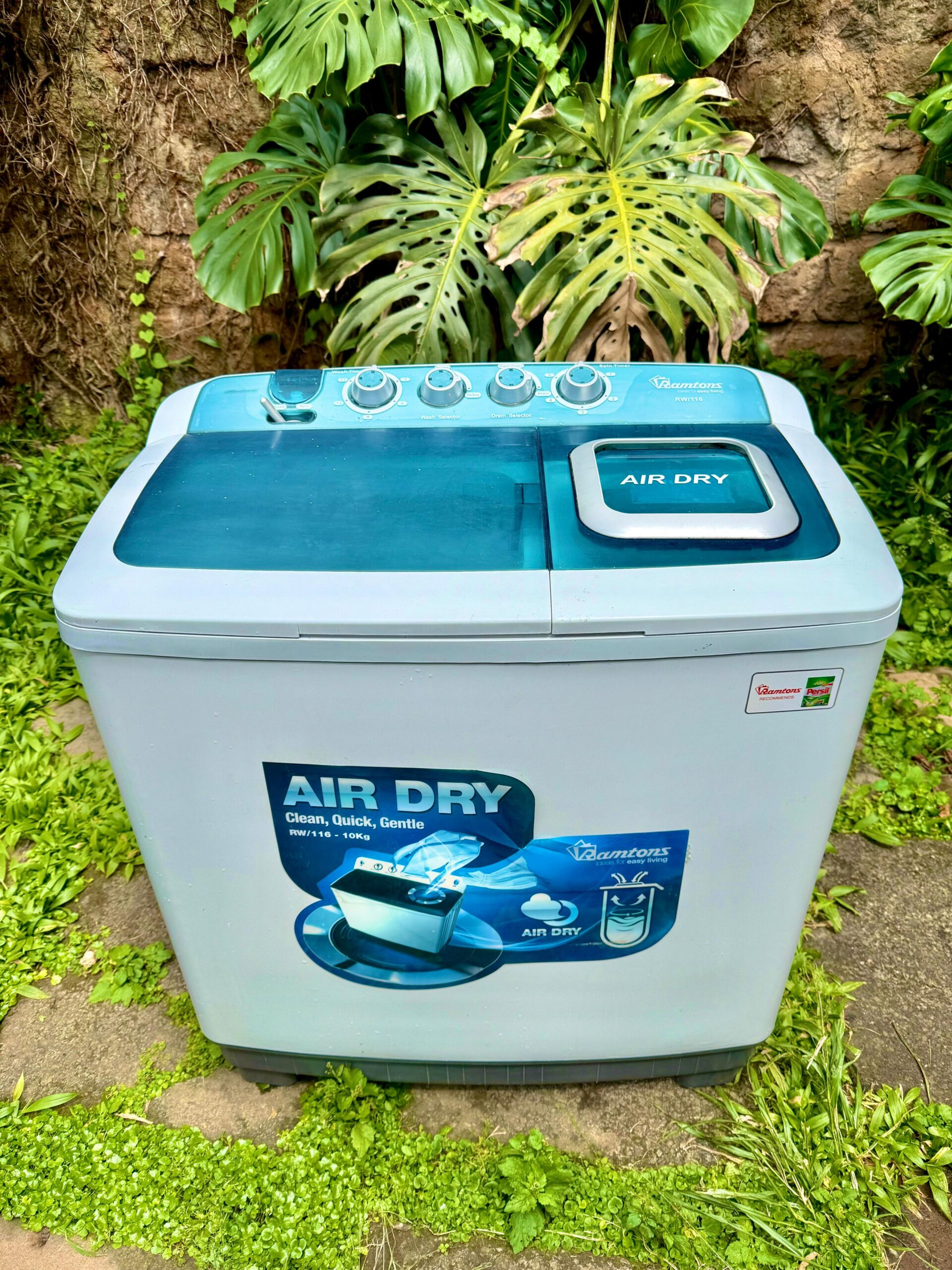 10Kgs Ramtons (RW116), Semi-Automatic Twin Tub, Air Dry Function ...