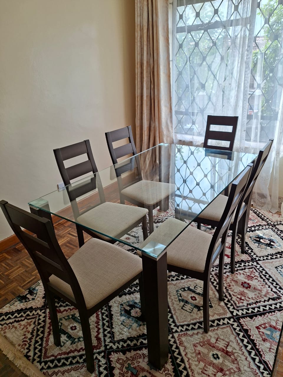 Exquisite Glass Top 6 Seater Dining On Sale | Corido Marketplace