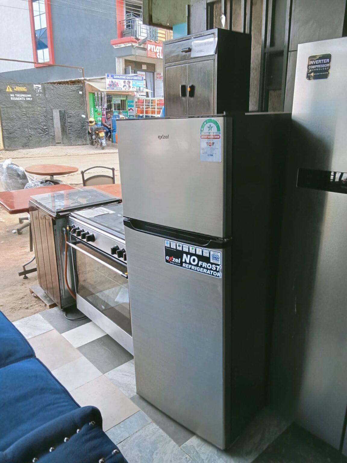 Clean 250L Exzel Double Door Fridge On Sale | Corido Marketplace