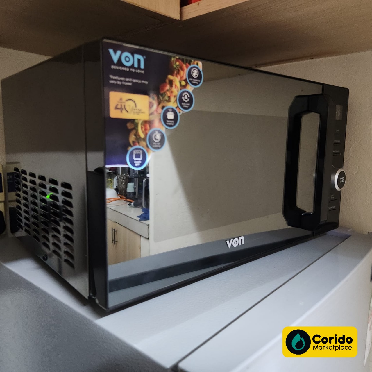 Von VAMG-21DGK 20L Microwave Oven With Grill | Corido Marketplace