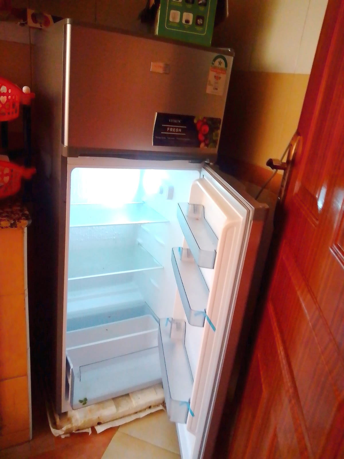 Modern Vitron Double Door Refrigerator 200L | Corido Marketplace