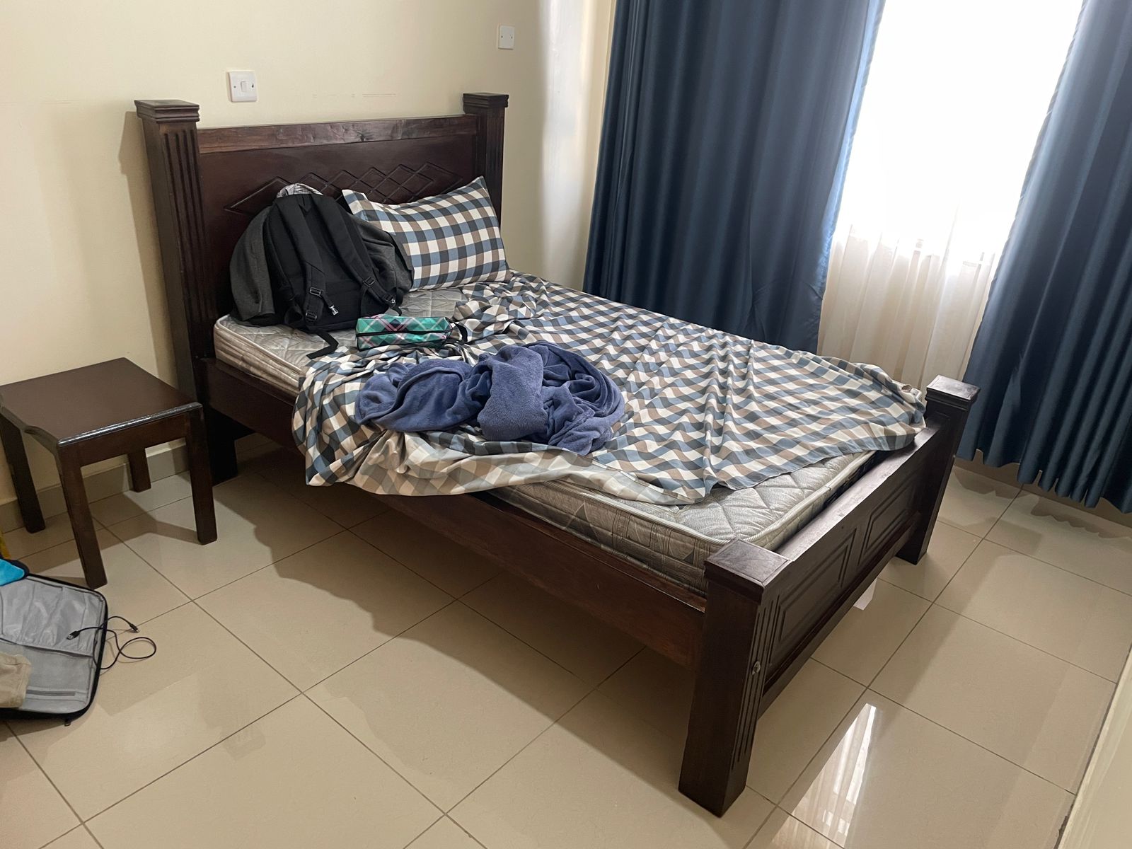 4x6 Solid Wood Bed (With Mattress) | Corido Marketplace