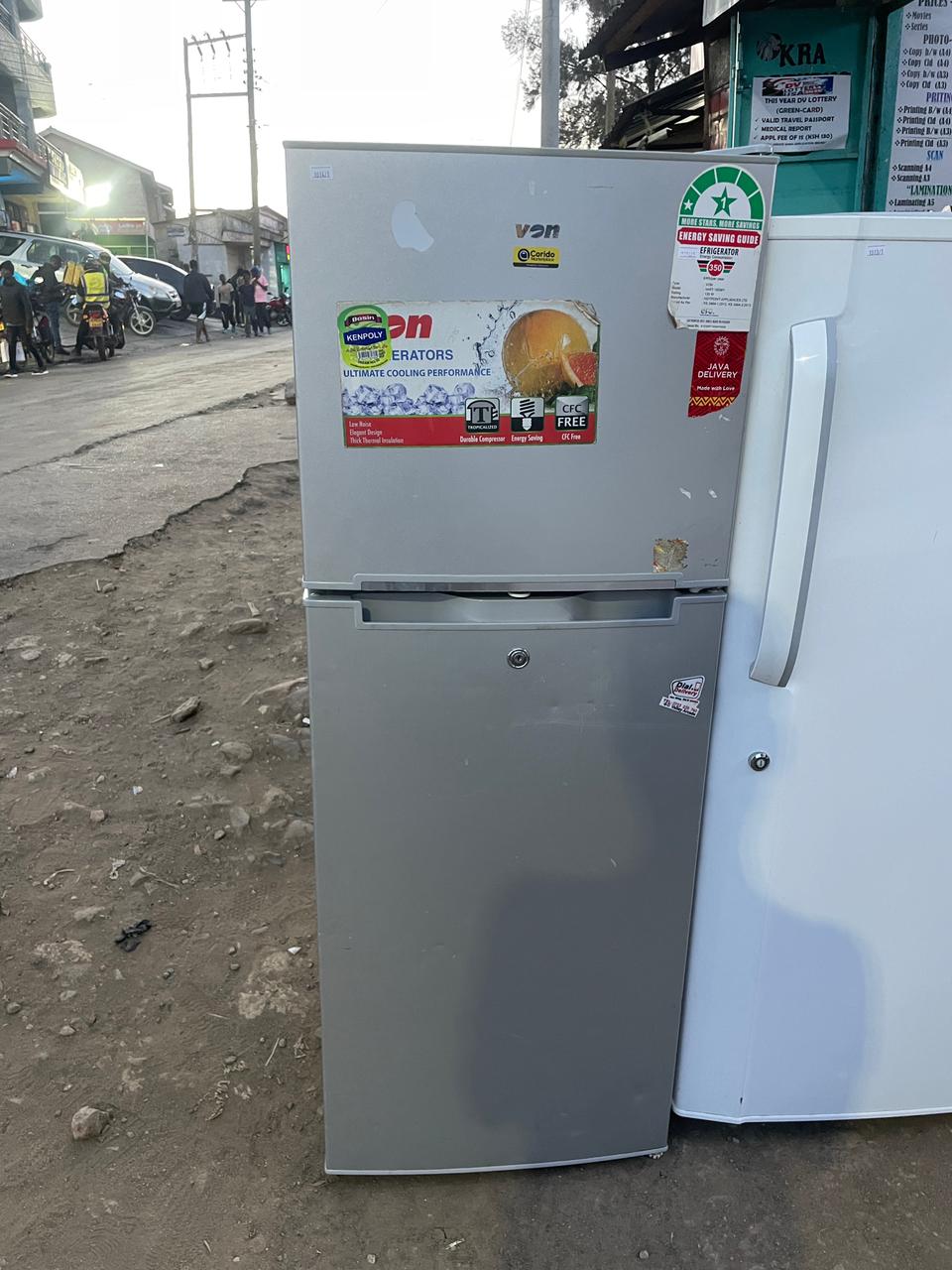 138L Von Double Door Fridge | Corido Marketplace